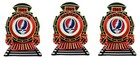 The Grateful Dead Train Locomotive 1965 9-inch OverSized Patch Set ...