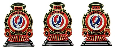 The Grateful Dead Train Locomotive 1965 9-inch OverSized Patch Set ...