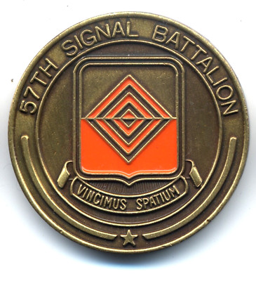 US Army Challenge Coin - 57th Signal Battalion, 3rd Signal BDE | eBay