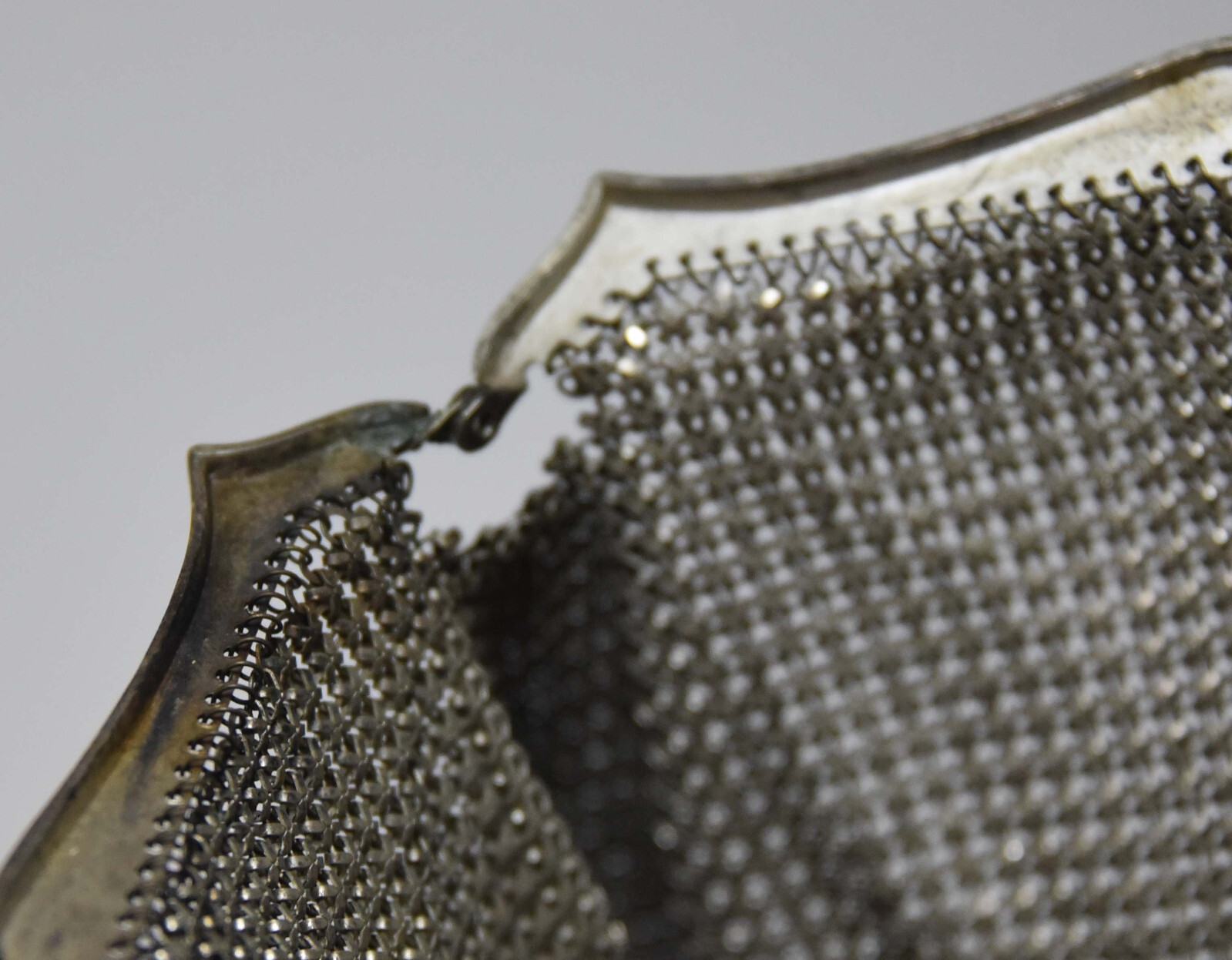 Antique Mandalian 1920's Enameled Metal Mesh Flapper … - Gem