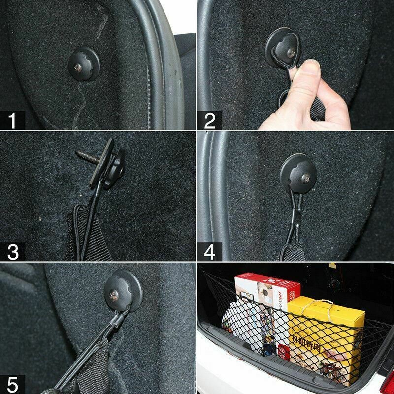 Car Trunk Cargo Net Holder Elastic Mesh Organizer Truck Suv Universal 4 ...