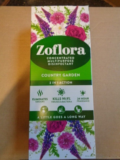 Zoflora Concentrated Disinfectant 500ml Springtime Bluebell Linen ...