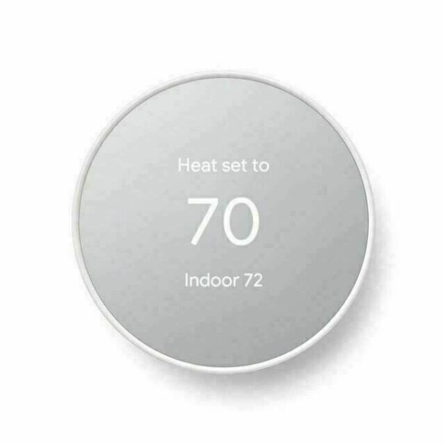 Google Nest Programmable Smart Wi-Fi Thermostat - White (GA02180-US ...