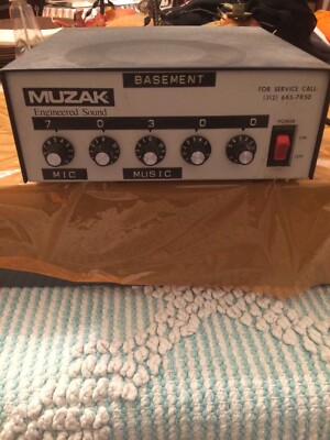 Muzak Engineered Sound Amplifier Mcgothan Electronics Made In America ...