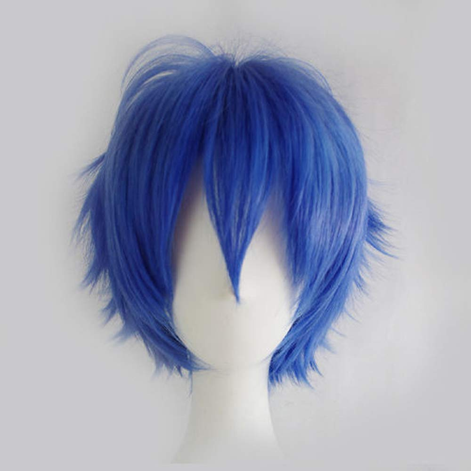 Cosplay Wig Short Unisex Anime Wig Fluffy Hair Wig Japanese Anime Wig ...