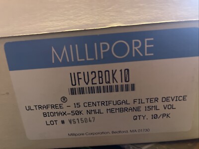 Millipore ULTRAFREE-15ML CENTRIFUGAL FILTER DEVICE UFV2BGC10, BIOMAX ...