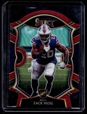 2020 Panini Select Red Die Cut Zack Moss Rookie Buffalo Bills #69 | eBay
