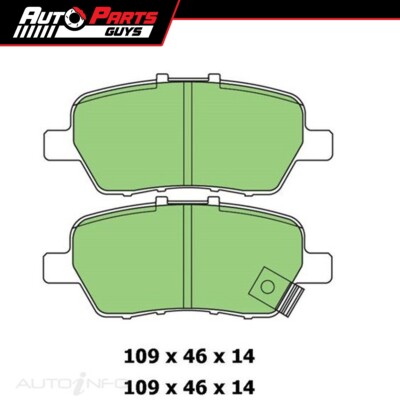 Budget Rear Brake Disc Pads fits Honda Odyssey RB 2004 - 2009 DB1847 | eBay