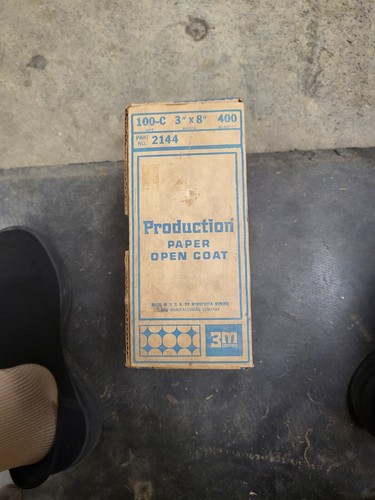 Sand paper 100 Grit 3" X 8" 3M | eBay