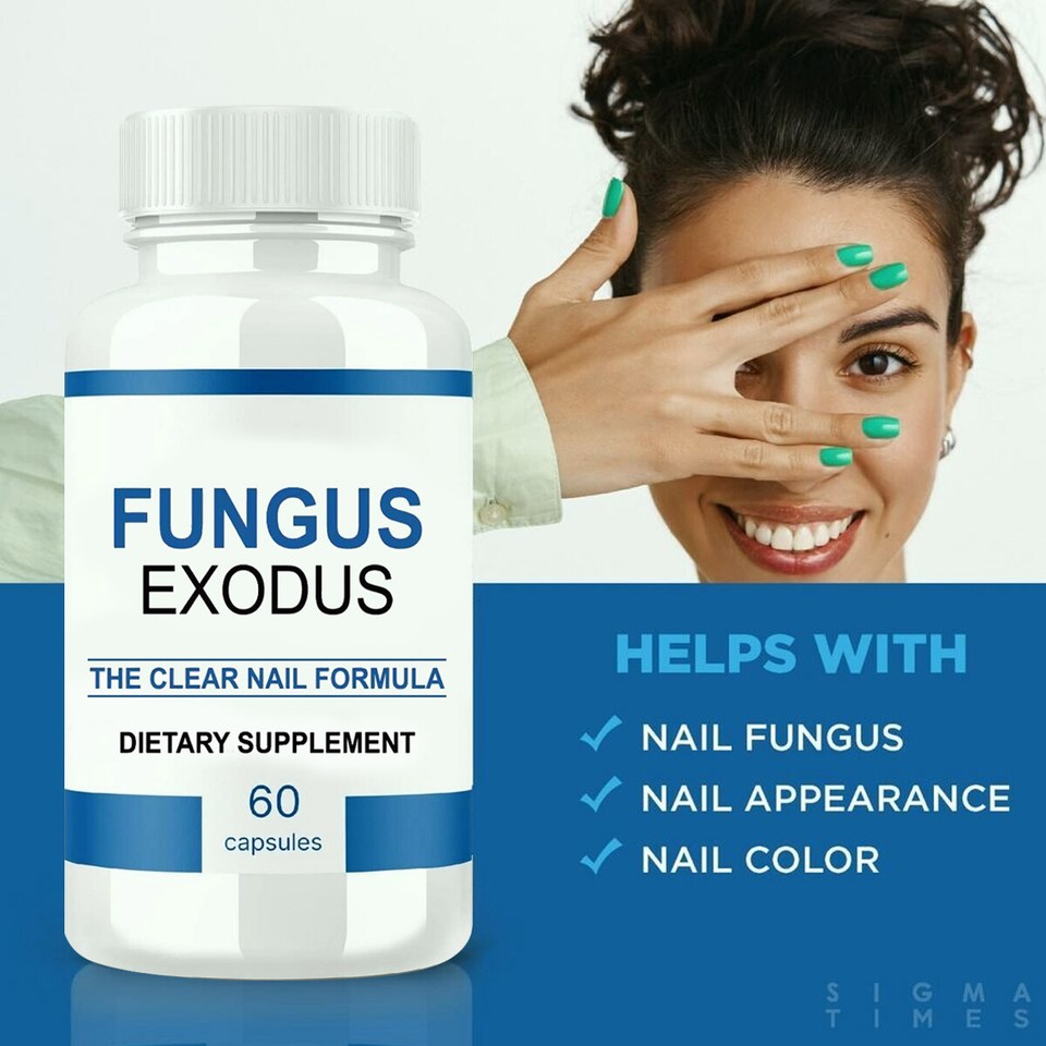 Fungus Exodus Pills to Combat Toenail Fungus and Nail Health 60 ...