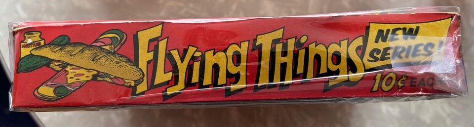 1967 Topps Scarce Vintage Airplane FLYING THINGS Red 10-Cent Display ...