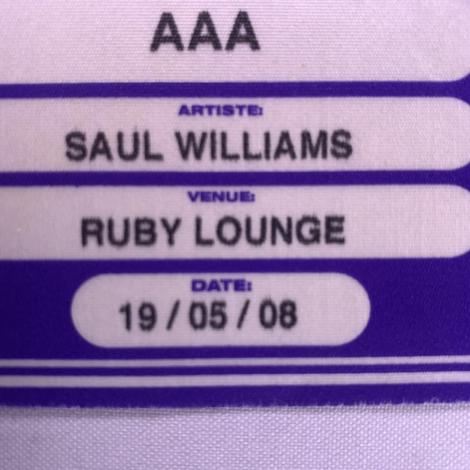Saul Stacey Williams Pass Original Hip Hop AAA Ruby Lounge Manchester ...