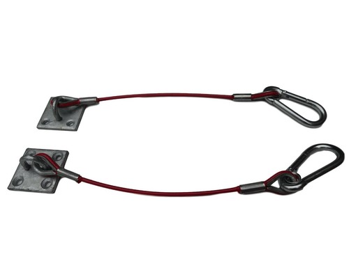 2X Wire Rope Type Van Door Retainer With Snap Hook - Trailer - Vans ...