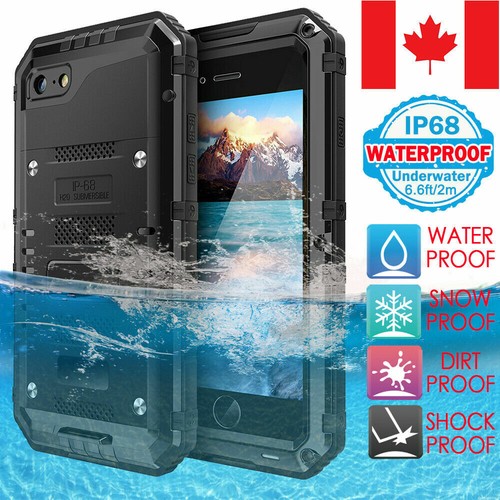IP68 Waterproof Shockproof Heavy Duty Metal Cover Screen Protector For ...