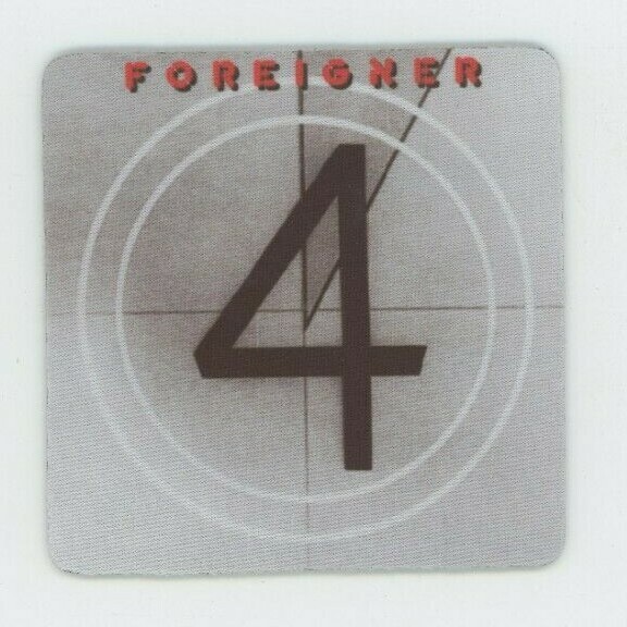 Foreigner 4 Album cover Beverage COASTER - Rock n Roll | eBay