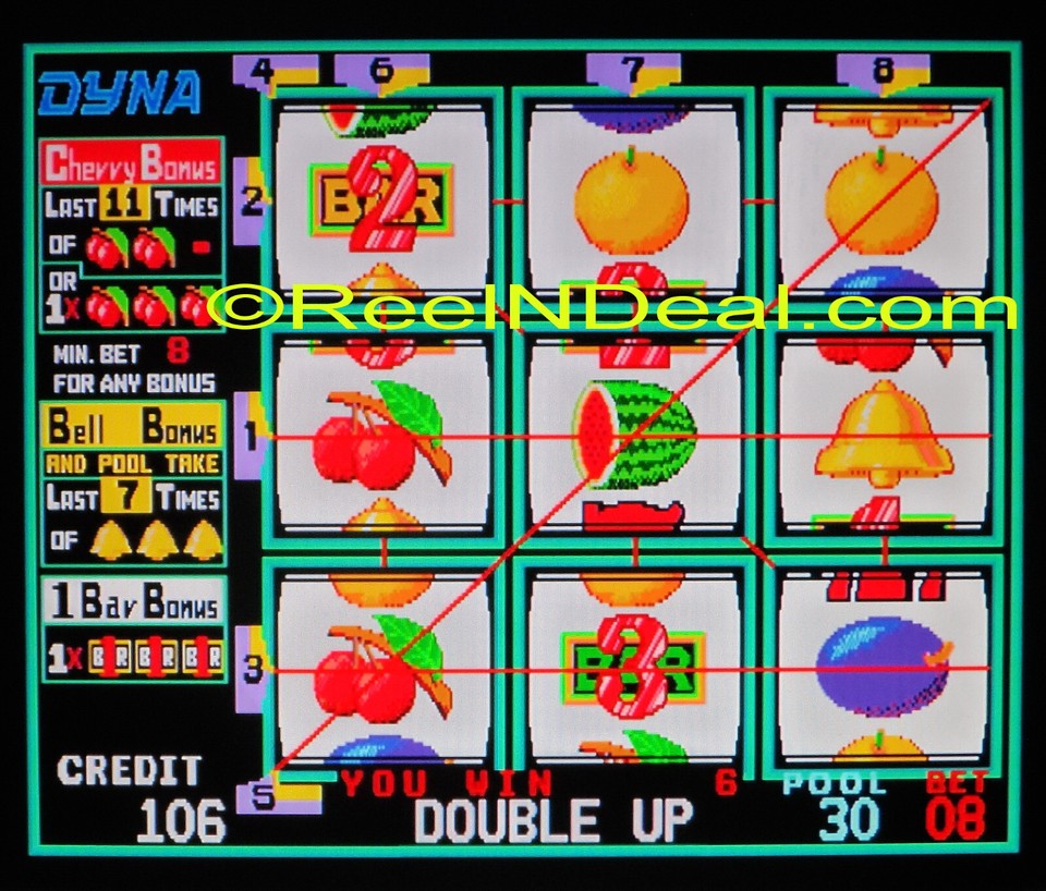 Dyna Cherry Master 8-Liner Slot Machine Rare Highly Profitable | eBay
