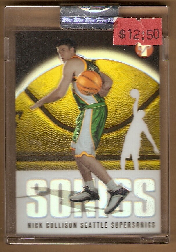 NICK COLLISON ROOKIE REFRACTOR SERIAL /1999 2003-04 TOPPS PRISTINE 134 ...