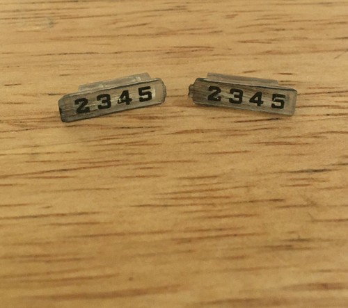 LIONEL 2345 NUMBER BOARD - ORIGINAL MADISON HARDWARE NOS | eBay