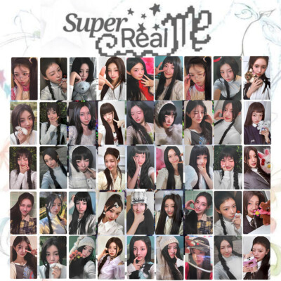 5pcs/set ILLIT Super Real Me Self Made Photo Cards HD Photocard Lucky ...