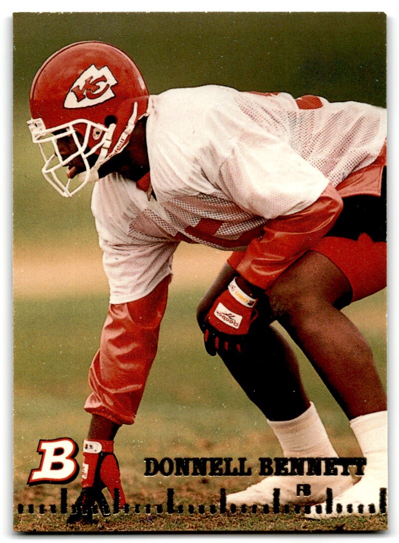 1994 Bowman Donnell Bennett Rookie Kansas City Chiefs #84 | eBay