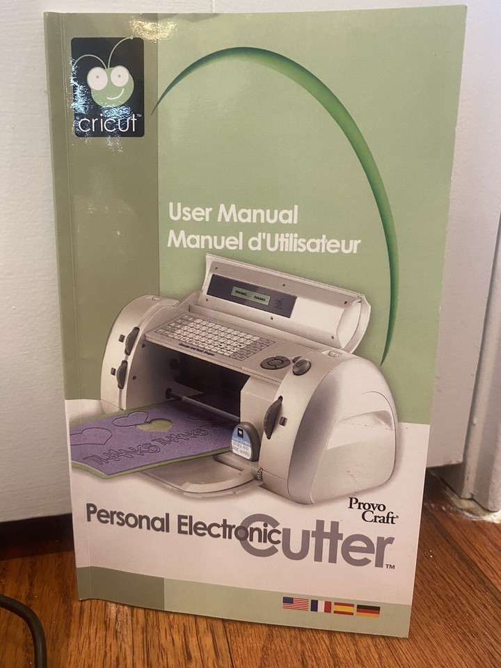 Cricut Personal Electronic Cutter Machine CRV001 w/ Power Supply Works ...