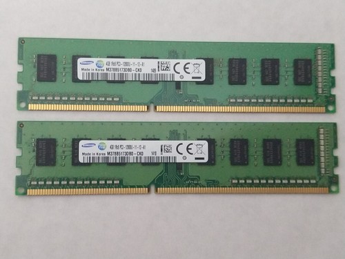 Samsung 8GB Dual Kit (2X4GB) DDR3 PC3-12800U Desktop Memory RAM | eBay