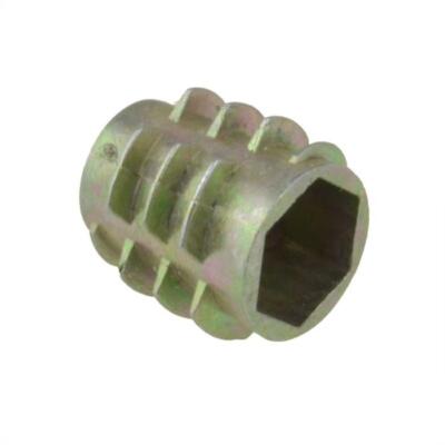 Qty 200 Threaded Insert Nut M8 (8mm) x 15mm Zinc No Flange Hex Drive ...