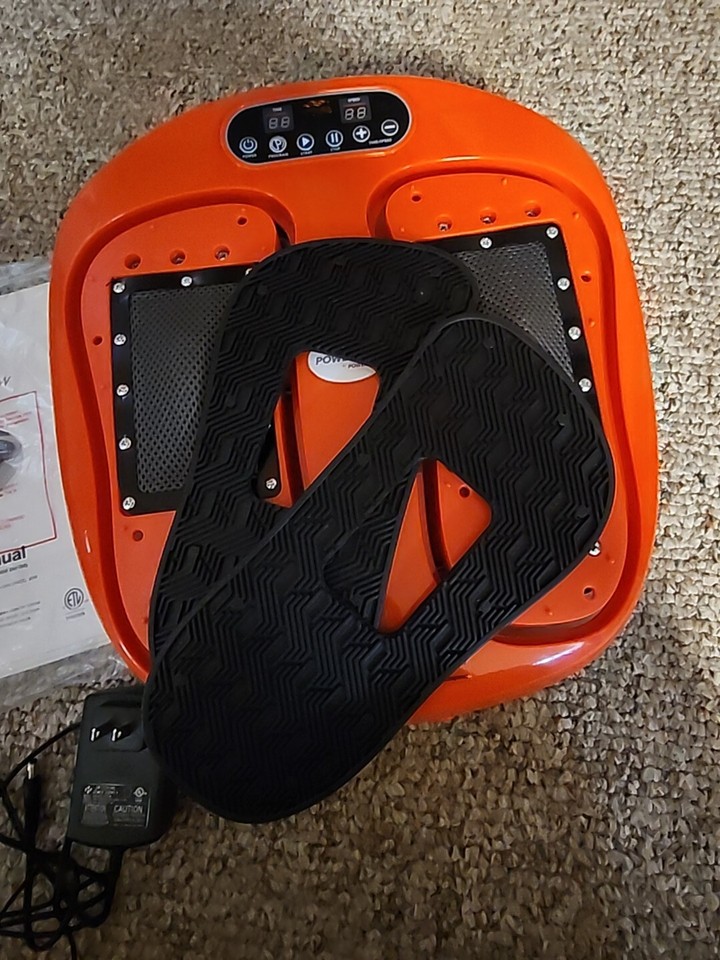 Powerfit PowerLegs Power Legs Vibration Foot Massager W/ Power Supply ...