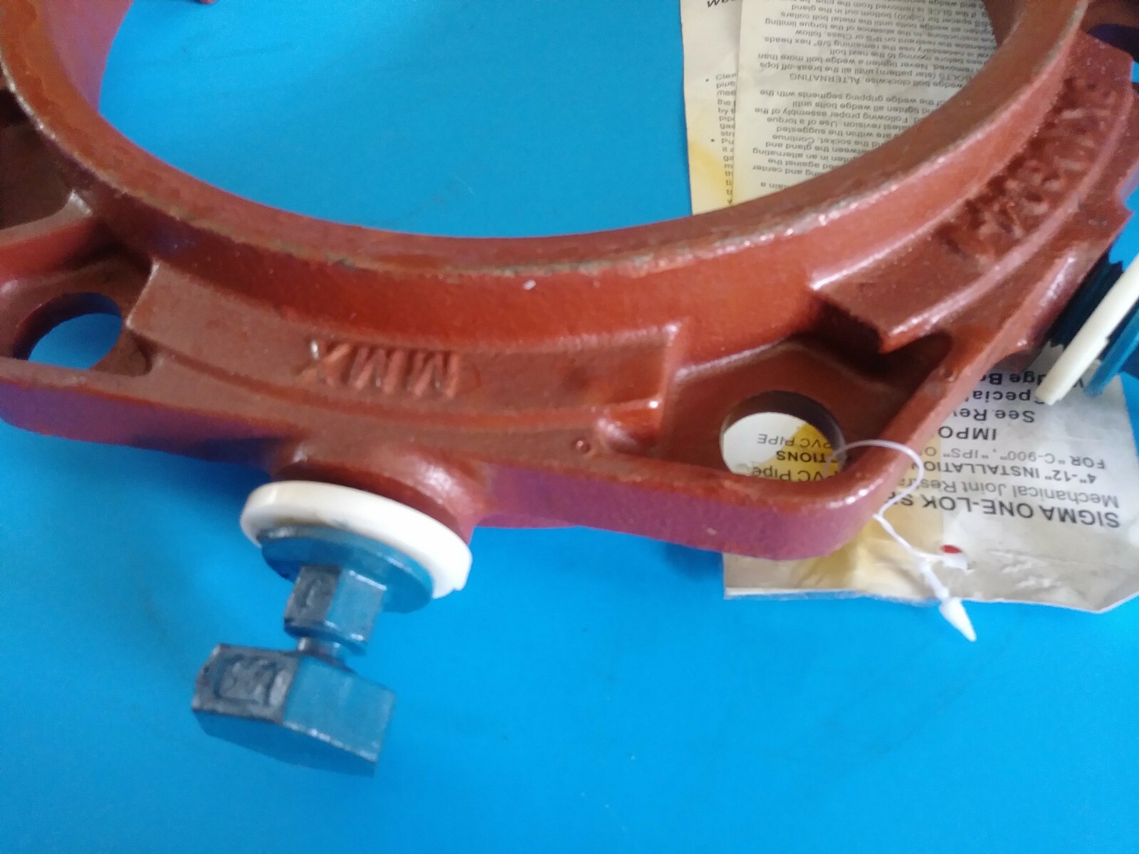 Sigma One-Lok series 8" SLCE Mech Joint Restraint for pvc pipe #SLCE8 ...