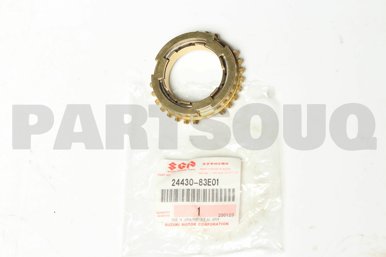 2443083E01 Genuine Suzuki RING ASSY, 2ND GEAR SYNC 24430-83E01 | eBay
