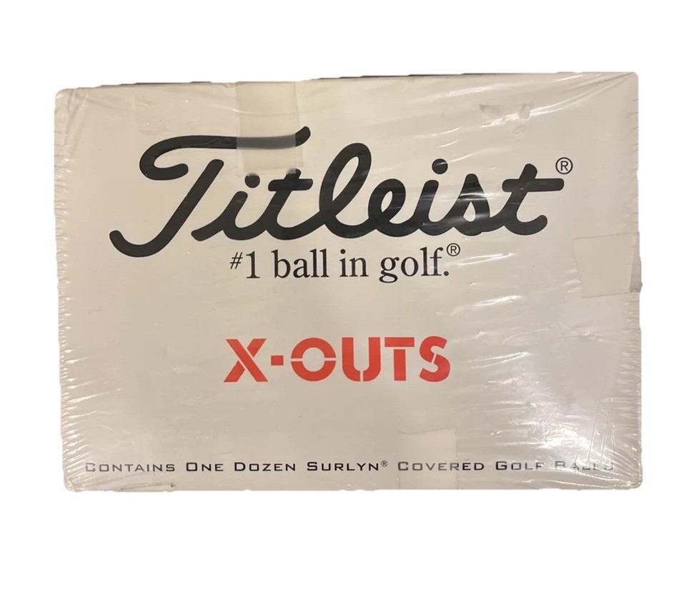 Titleist Golf Balls X-Outs Surlyn Covers New Unopened Box 12 Count | eBay