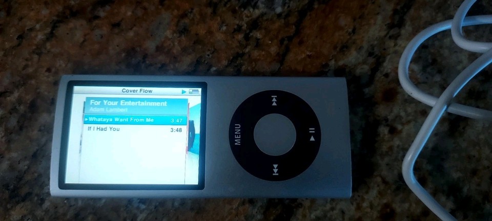 Apple iPod Nano 4th Generation Model A1285 8gb Silver MP3 Media Player ...