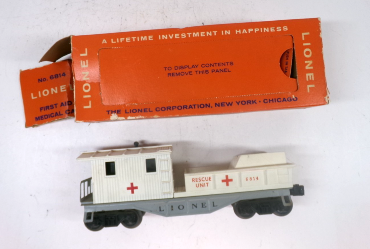 O gauge Lionel #6814 Red Cross first aid car in original box (lot 5748 ...