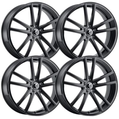 (Set-4) Kraze Lusso 18x8 5x108 40mm Gloss Black Wheels Rims 18 Inch | eBay
