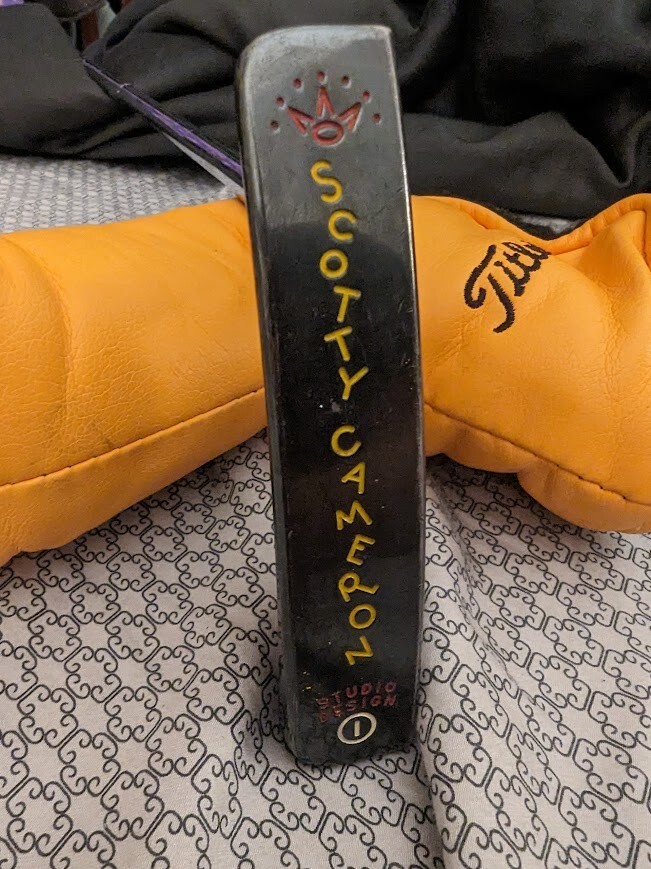 Left Handed Scotty Cameron Studio Design Putter #1 LH 35" with Cover | eBay