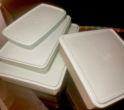 New Made in USA Tupperware 4 Container Set 290-2 ,514-4, 794-8,816-17 W ...