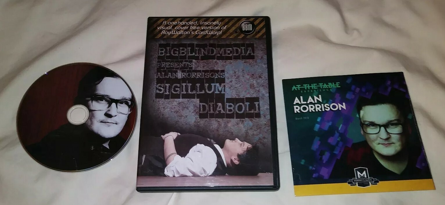 3 DVD Alan Rorrison Dynamo Card Warp Copper Silver Coin Magic Bill ...