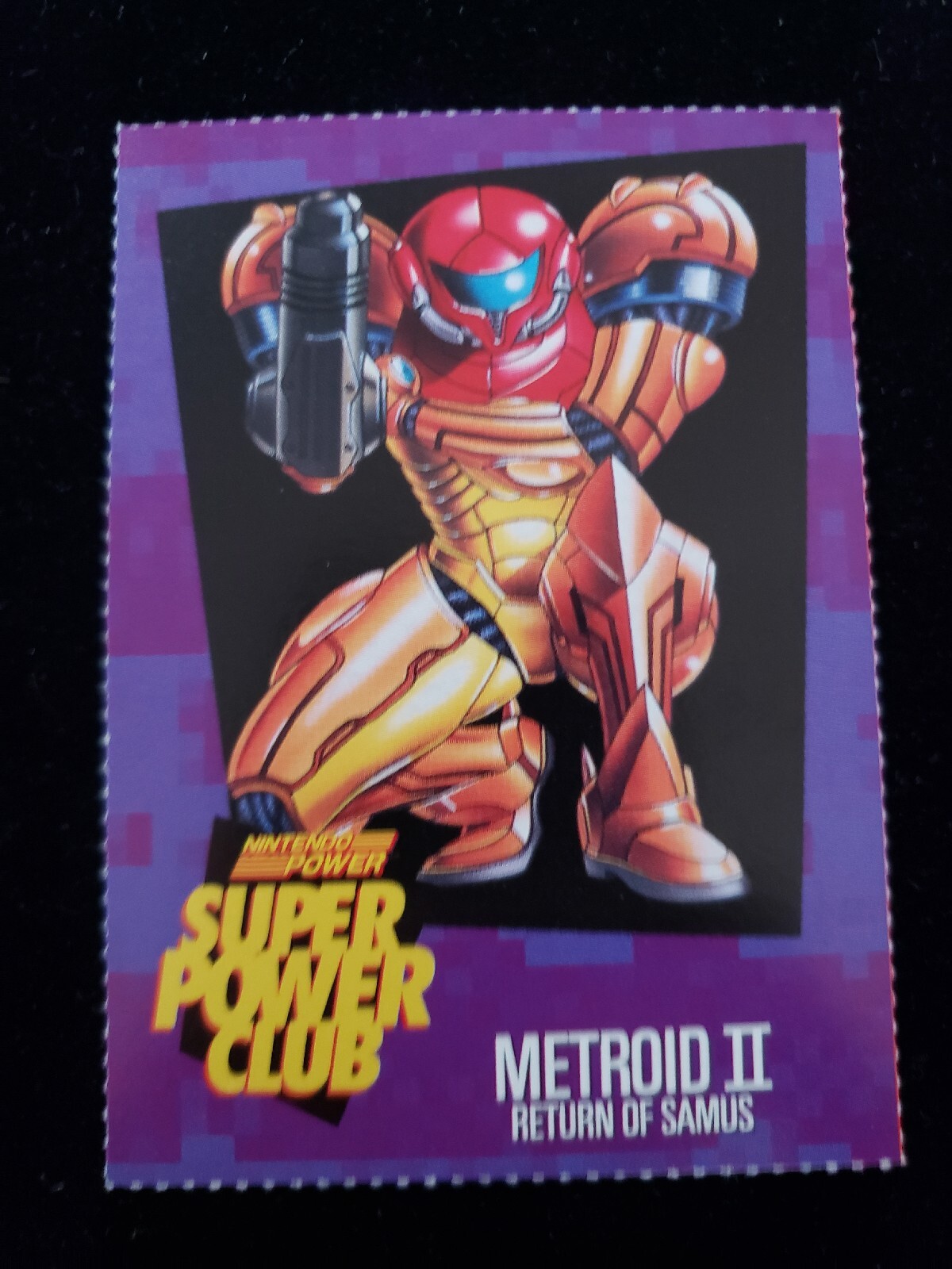 Nintendo Power Super Power Club Magazine Card #2 Metroid II Return Of ...