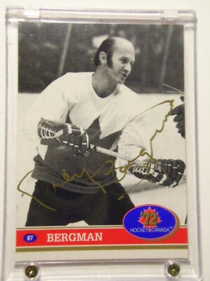 GARY BERGMAN signed 1972 Team Canada Summit Series Future Trends hockey ...