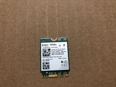 Intel AX200NGW Killer 1650X Wi-Fi 6 2.4Gbps Dual Band Bluetooth 5.1 ...