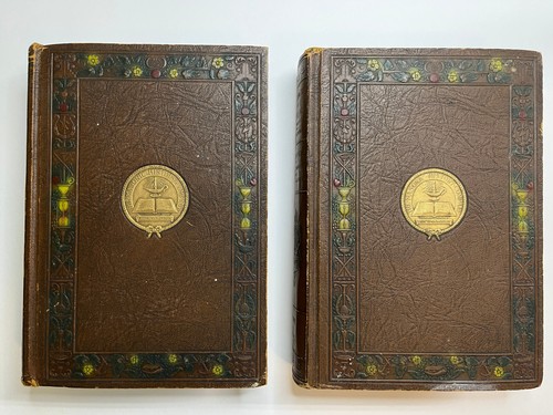 1921 Encyclopedia of Freemasonry Mackey 2 Volume Set 1 & 2 VG Embossed ...
