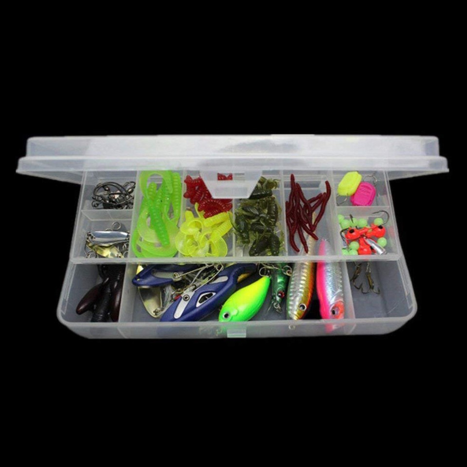 101 Pcs Fishing Lures Kit Full Fishing Tackle Box Fishing Equipment ...