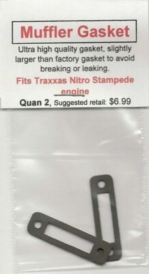 Traxxas Nitro Stampede Exhaust Gasket 2 Pack NIP | eBay
