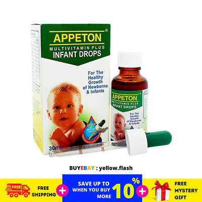 2 X Appeton Multivitamin Plus Infant Drops 30ml Increase Baby Appetite ...