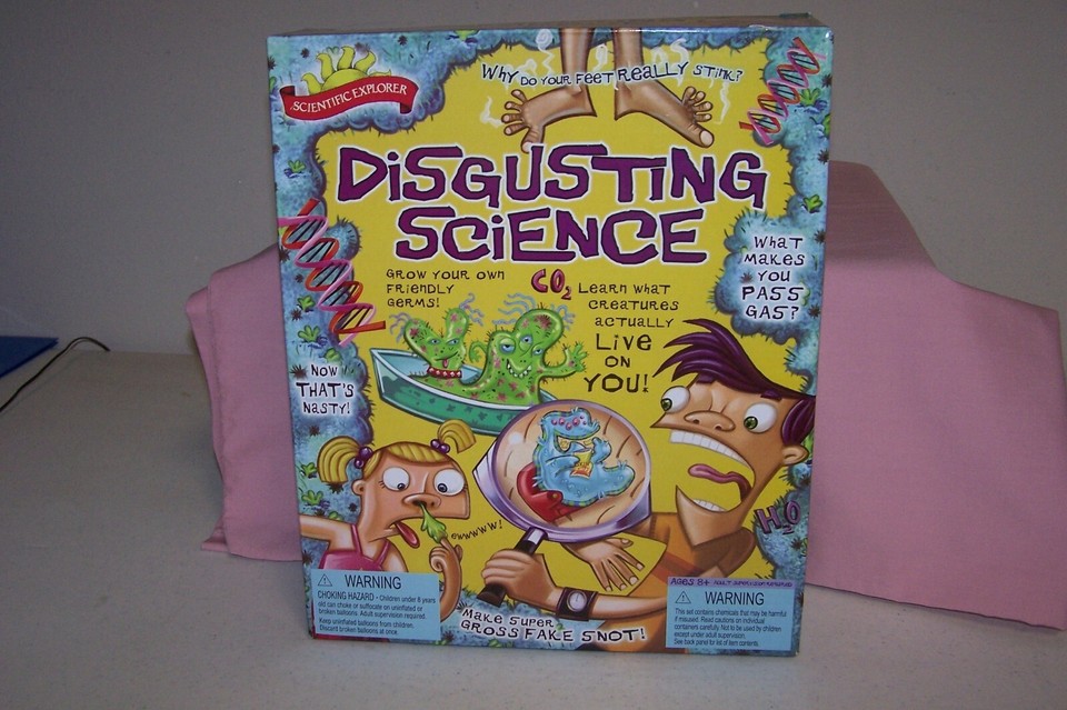 Scientific Explorer Disgusting Science Kit Ages 8+ NEW in Box #A222 17 ...