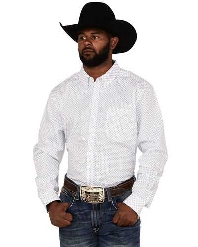 Rank 45 Men's 45& Mash Up Floral Geo Print Long Sleeve Button Down ...