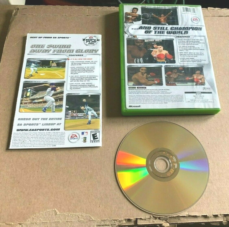 Knockout Kings 2002 (Microsoft Xbox, 2002) Complete 14633143782 | eBay