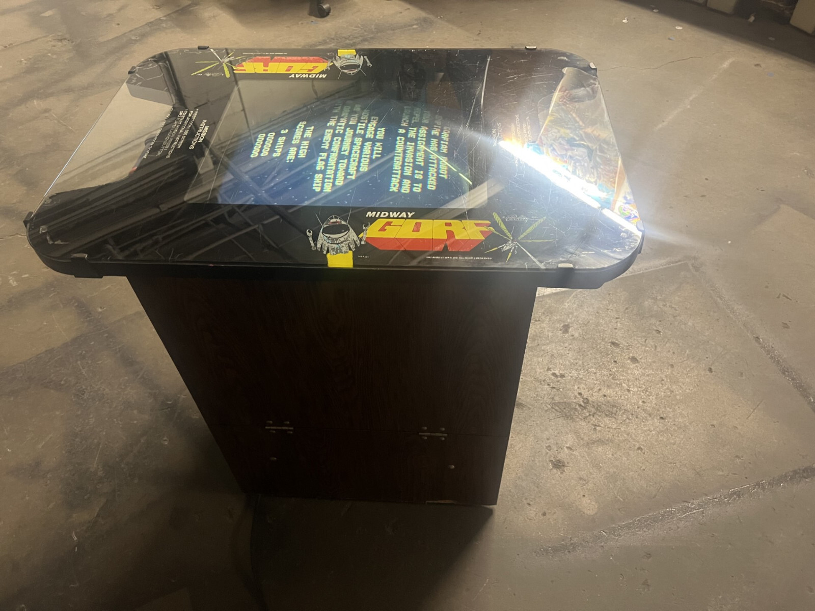 GORF Cocktail Table ARCADE MACHINE MIDWAY 1981 (Excellent) | eBay