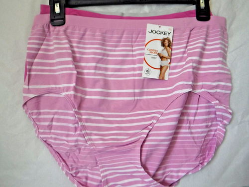 Jockey Microfiber stretch 3 pack Briefs Panties sz 10 comfies micro ...