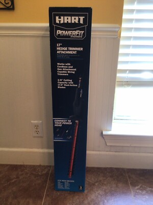 Hart Powerfit 17” Hedge Trimmer Attachment 3/8” Cutting Capacity Fits ...